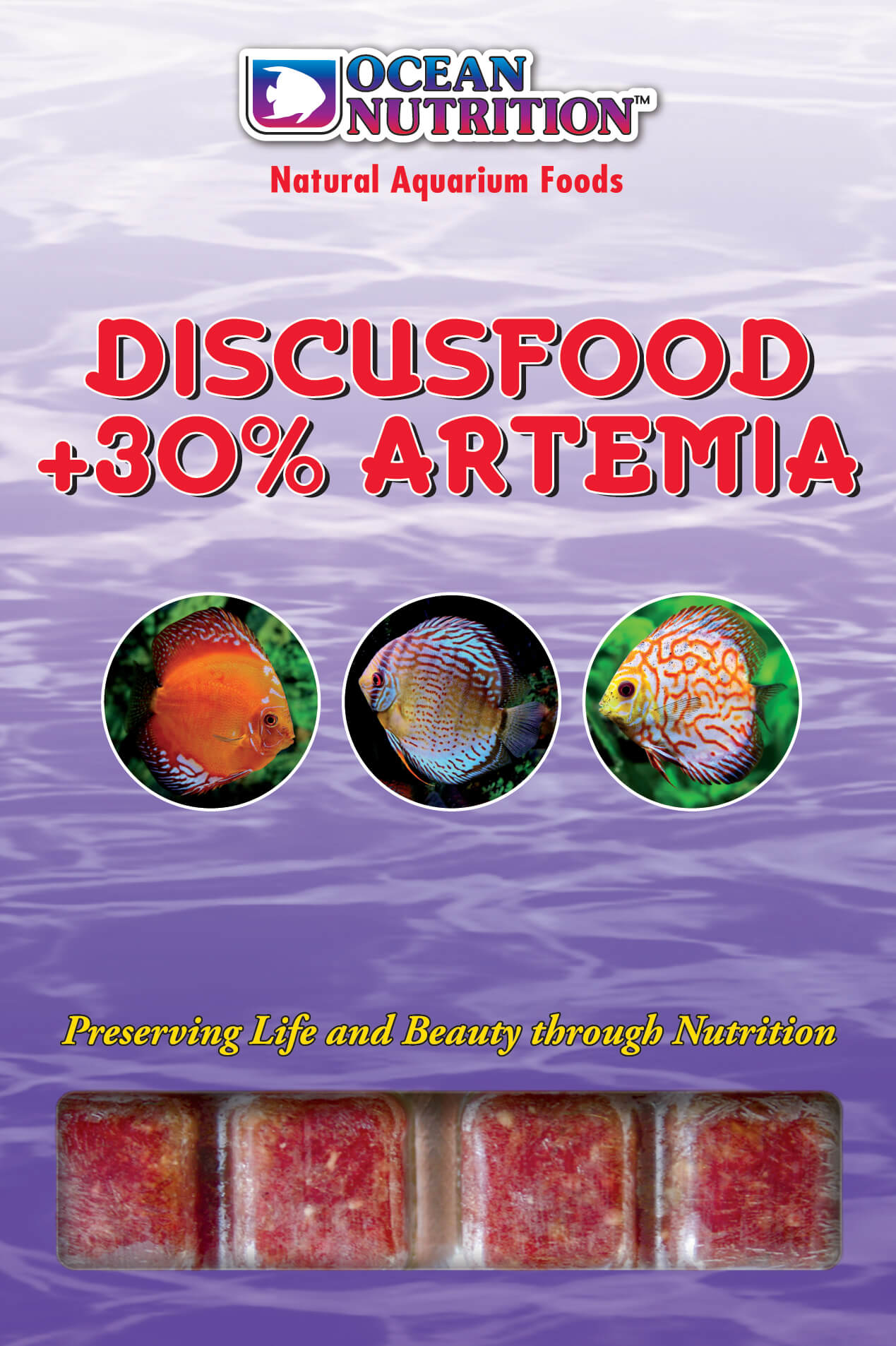 12x DISCUS FOOD 30% ARTEMIA 100GR Ocean Nutrition
